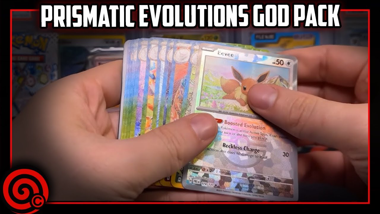 The Ultimate Prismatic Evolutions God Pack Pull - All Eeveelutions ...