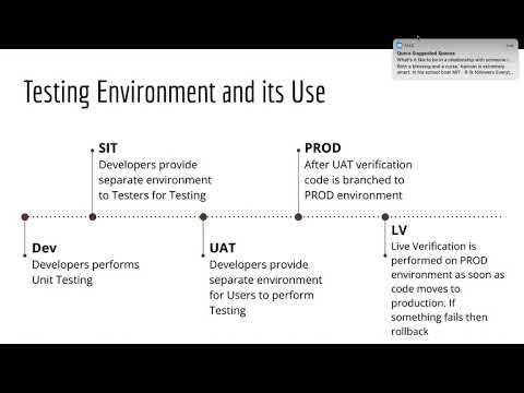 Software Testing and Environment(DEV/SIT/UAT/PROD) in IT Corporate ...
