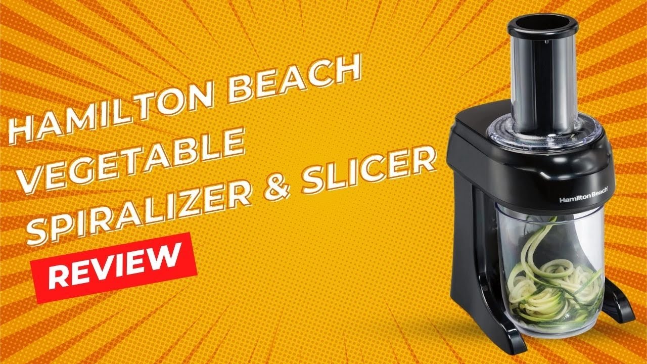 Hamilton Beach 3-in-1 Electric Vegetable Spiralizer & Slicer Review ...