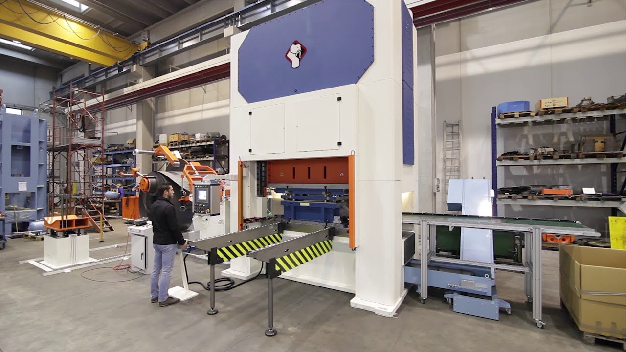 Mechanical press - SANGIACOMO PRESSE - Stamping line - YouTube