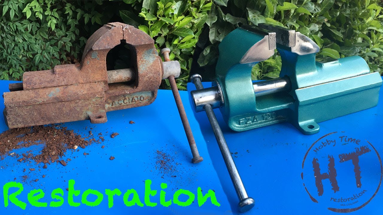 Rusty Vise Restoration - YouTube