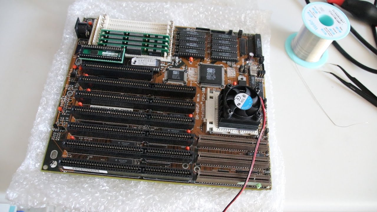 Retro Fix Or Flop - The Youtube 486 with the keyboard controller gone ...