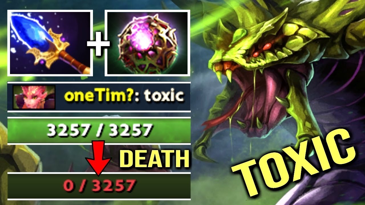 TOXIC IS BACK Most Annoying Hero Scepter Venomancer 3000 Damage Poison ...