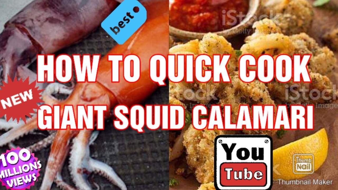 How To Quick Cook Giant Squid Calmari #foodstagram #foods #cooking # ...