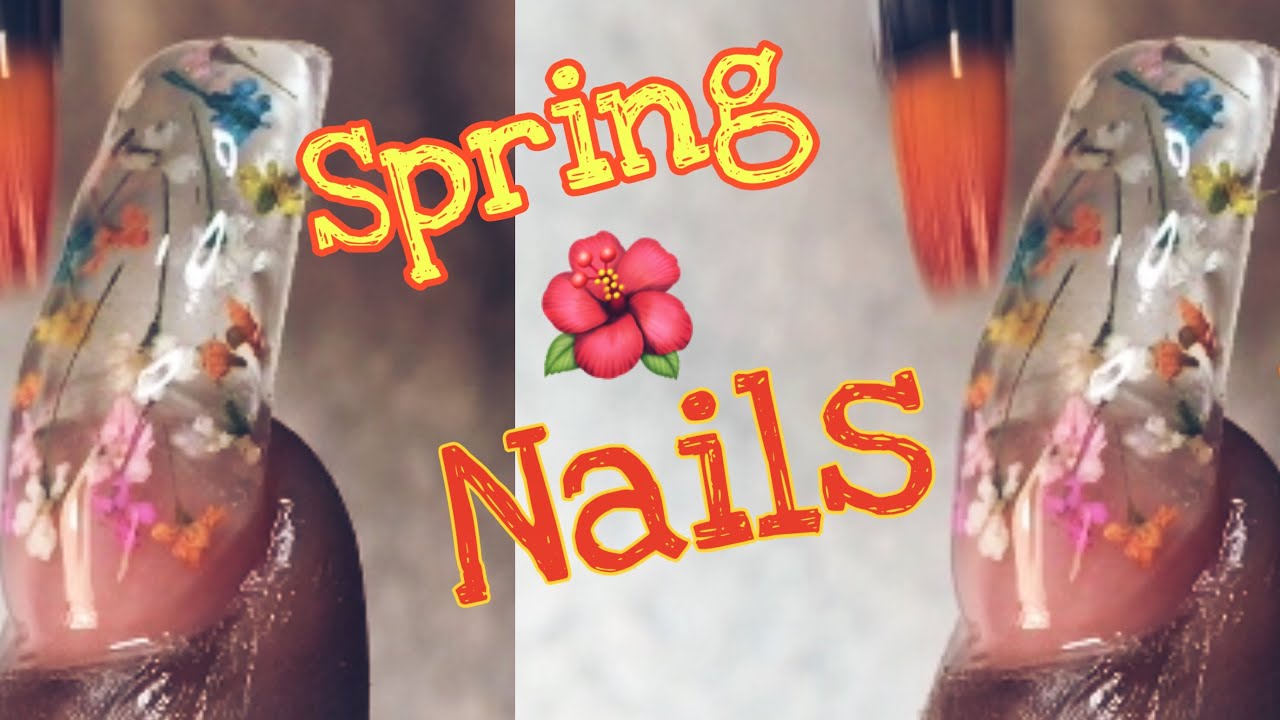 MODELONES Polygel Nail tutorial|Spring Nails| How to Encapsulate Real ...