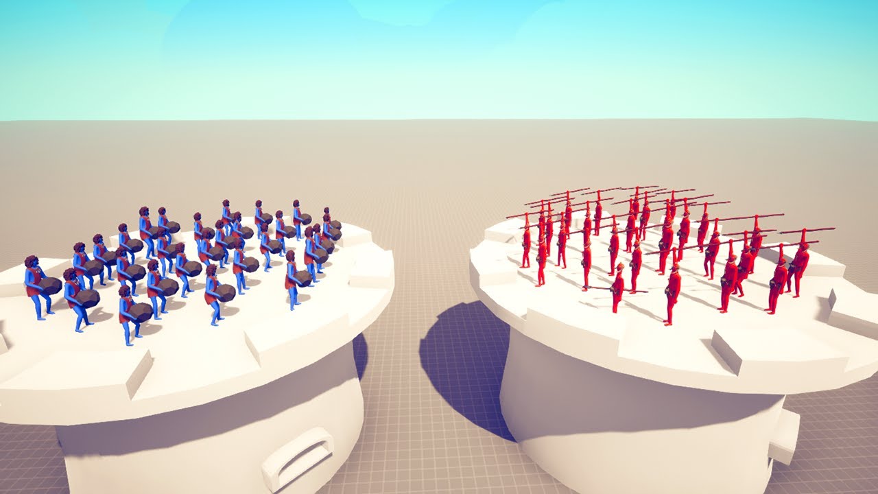 TABS Tournament Between Two Towers on the Simulation map | Totally ...