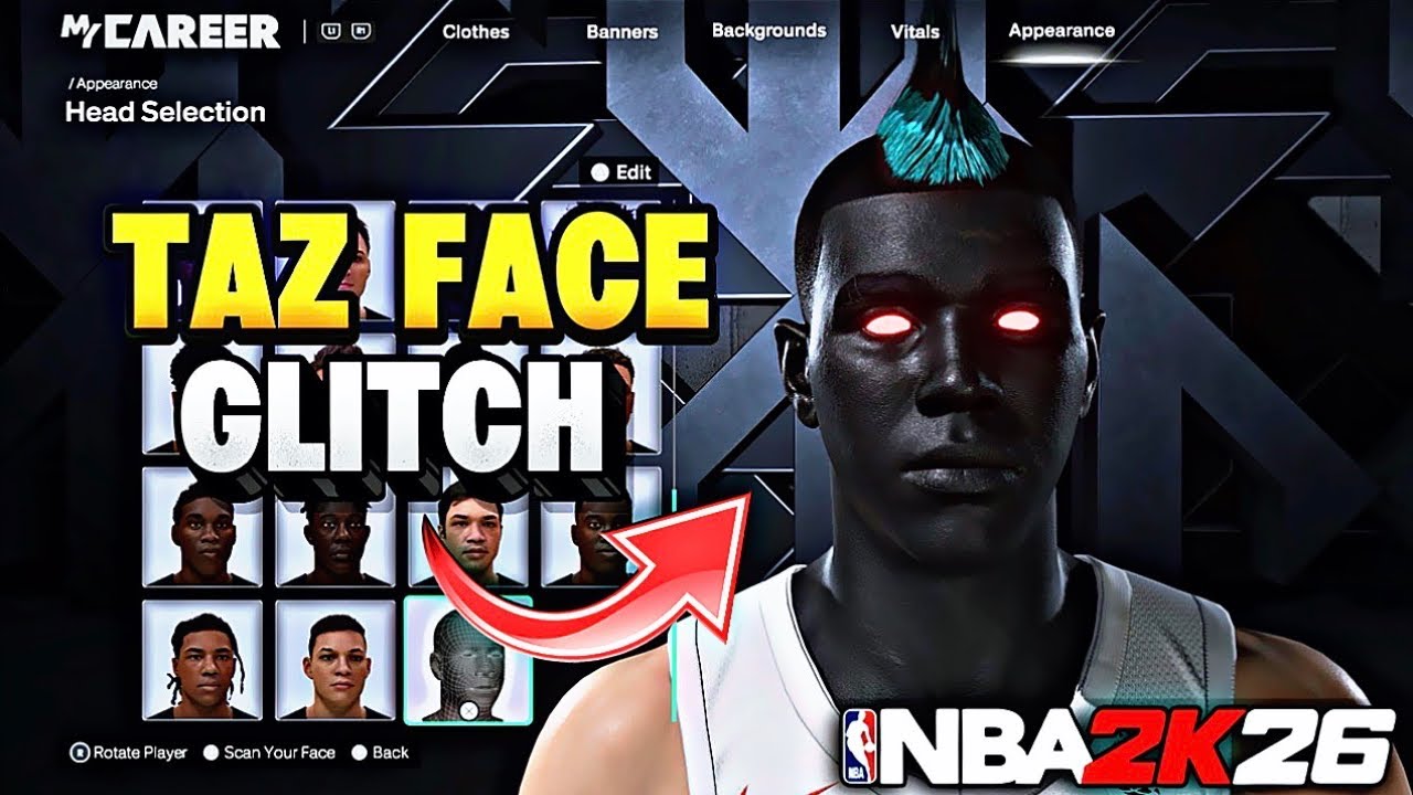 *NEW* HOW TO DO TAZ FACE GLITCH IN NBA 2k26 AFTER PATCH! - YouTube