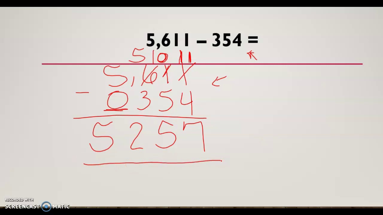 Subtracting Whole Numbers With Regrouping YouTube subtracting-whole-numbers-with-regrouping-youtube