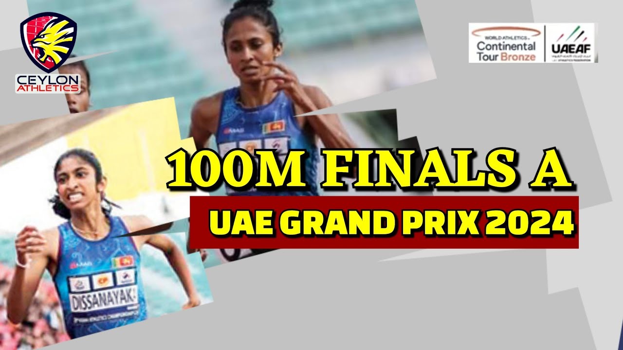 800m Womens Final Tharushi Karunaratne did not finish & Gayanthika Finished behind -UAE GP 2024 ...