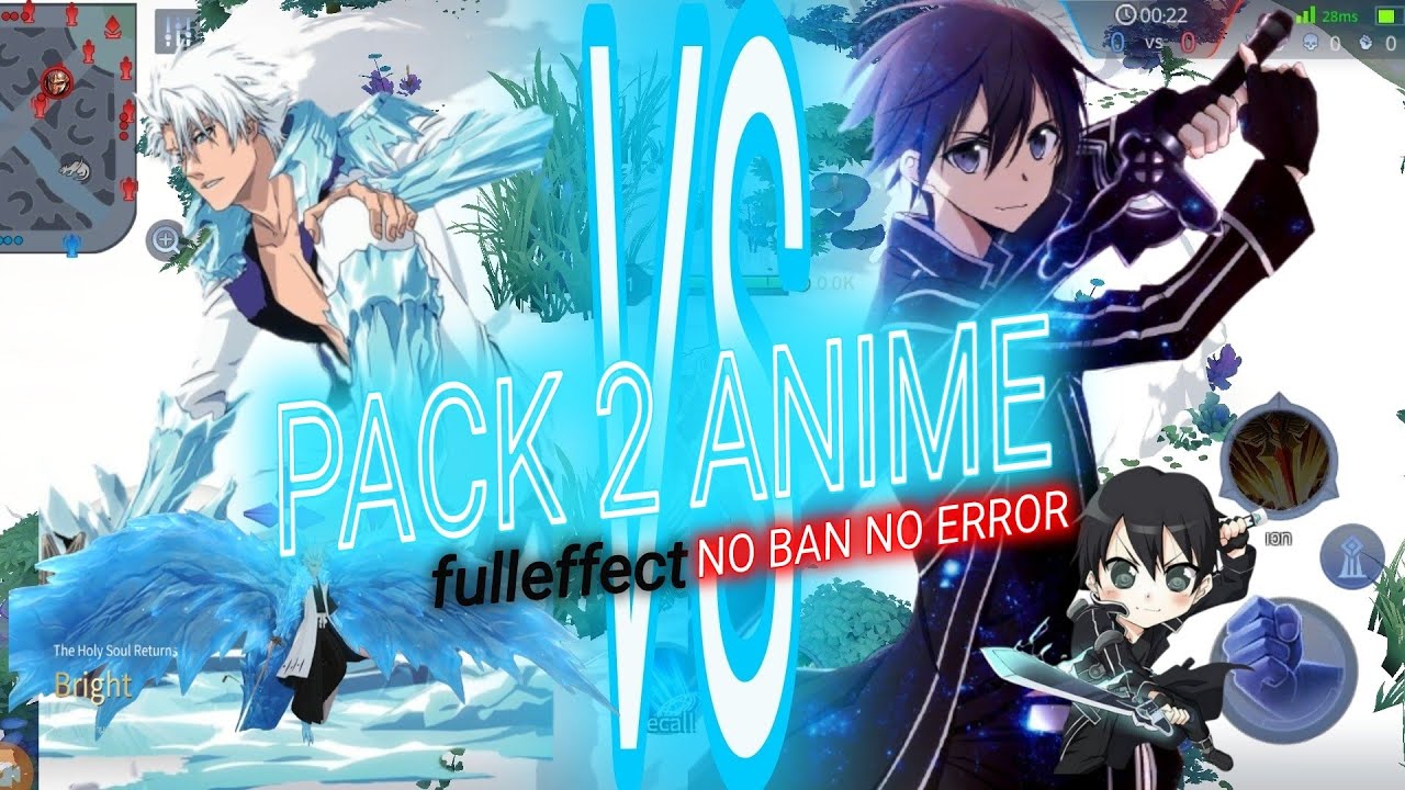 Rov : MOD PACK 2 SKIN ANIME Kirito & Hitsugaya Toshiro fulleffect No ...