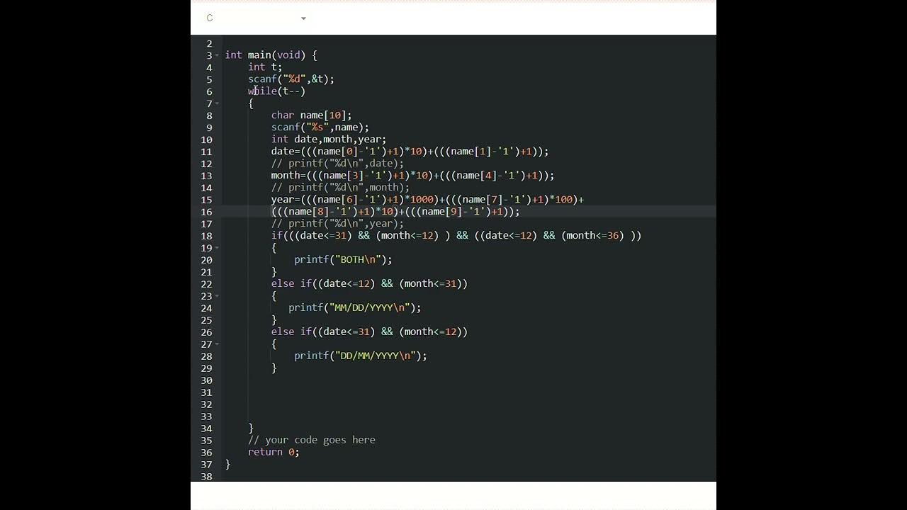 DMM or MMD CodeChef Solution Starter 89 || codechef starter 89 #codechef #programming #solution ...