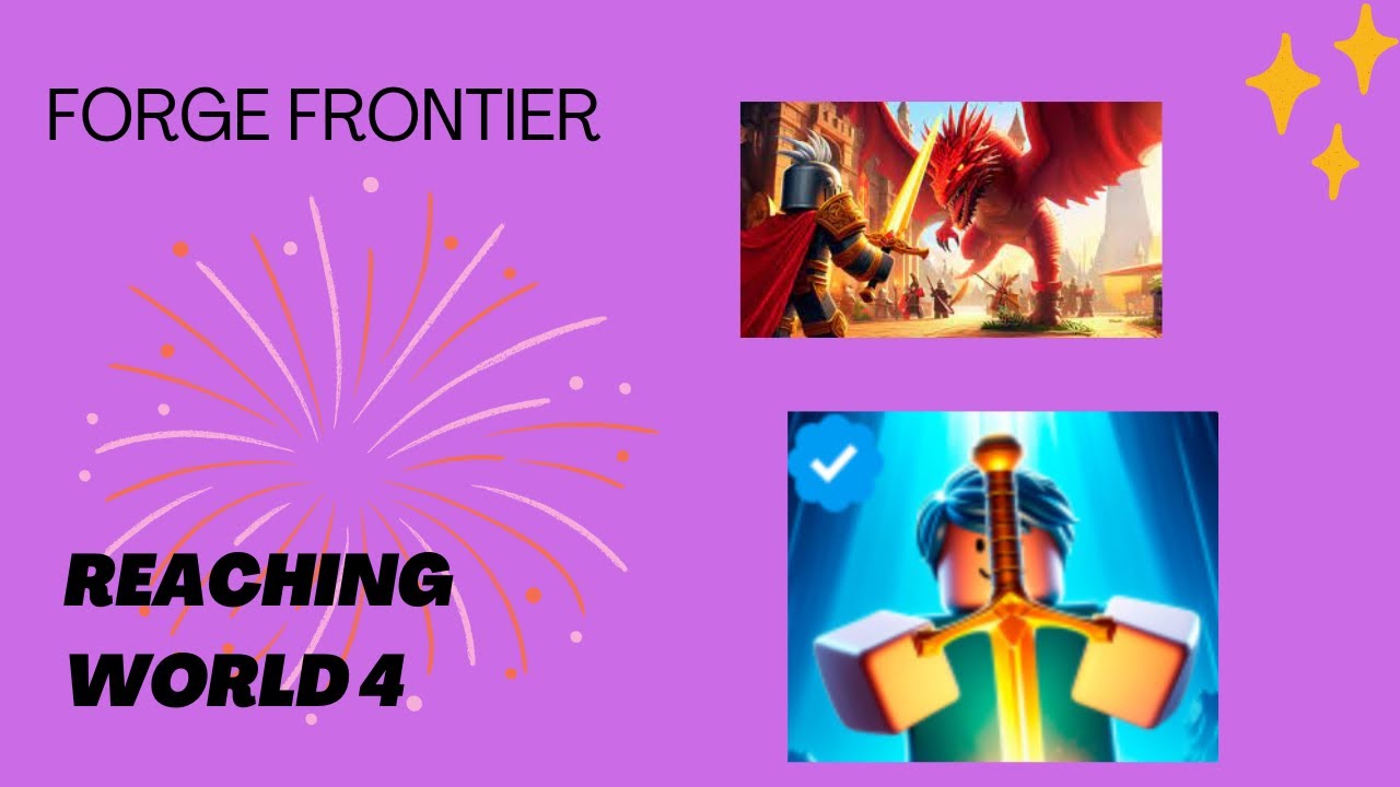 I tried reaching to the world 4 at forge frontier. - YouTube