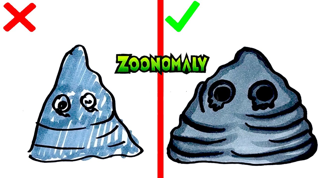 Как нарисовать Friendly Slime из Zoonomaly правильно и неправильно ...
