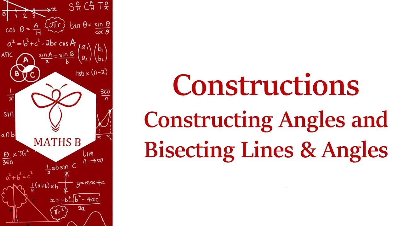 Constructions using Compass and Ruler | GCSE Maths Grade 4-5 - YouTube