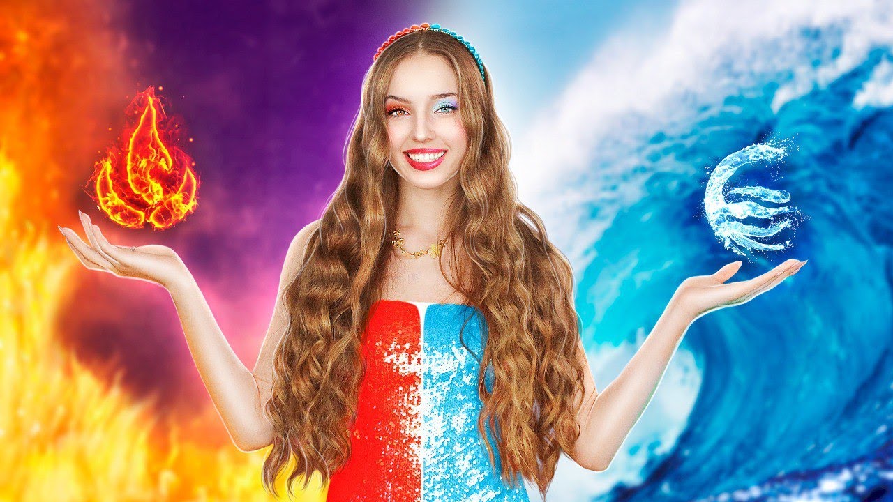 We Adopted Fire VS Water Girl || Hot VS Cold Girl - YouTube