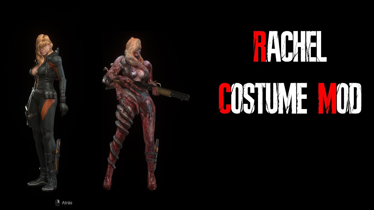 Resident evil 4 Remake - Rachel Normal and Ooze Costume Mod - YouTube