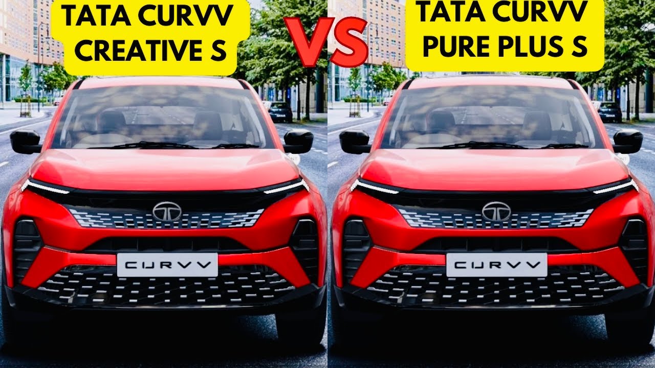 [New] 2024 Tata Curvv Creative S vs Tata Curvv Pure Plus S Comparison ...