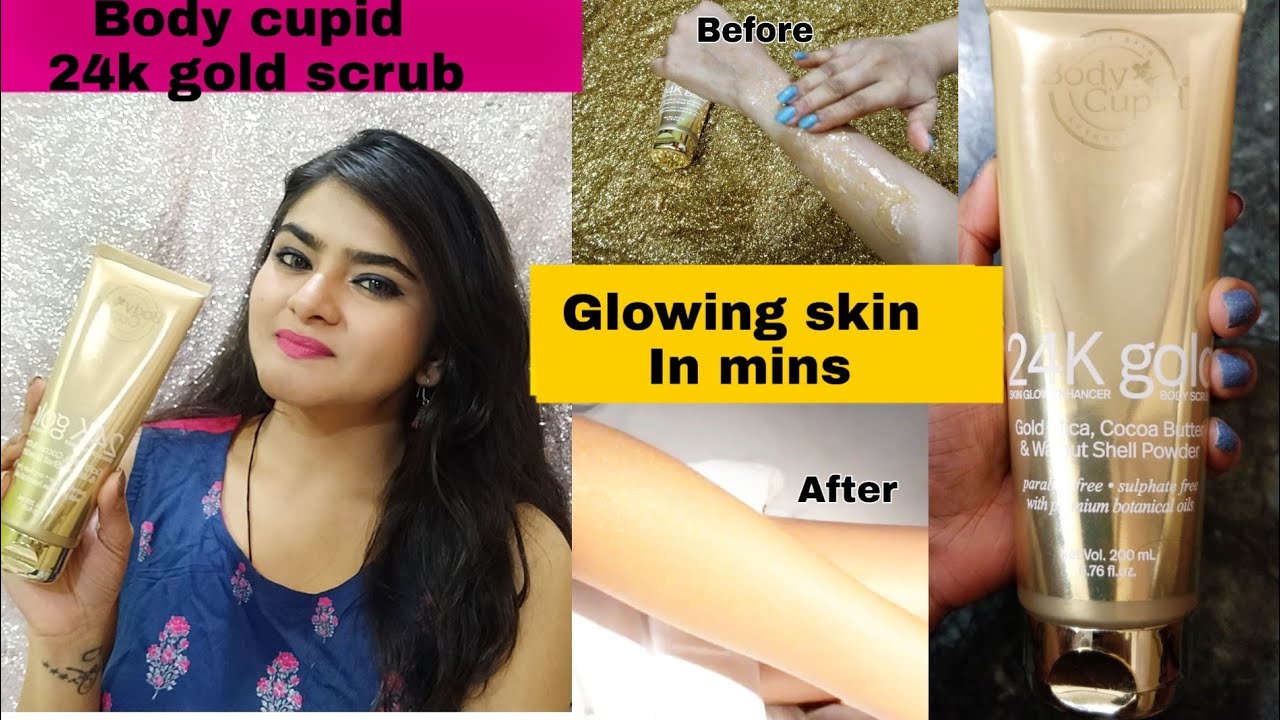 Body cupid 24k GOLD scrub | For parties and functions | GLOWING SKIN IN ...