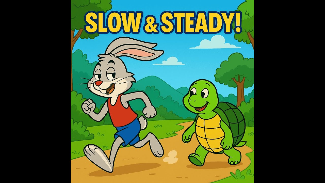 Slow and Steady Wins the Race 🐢🐇 | The Hare and The Tortoise | story in ...