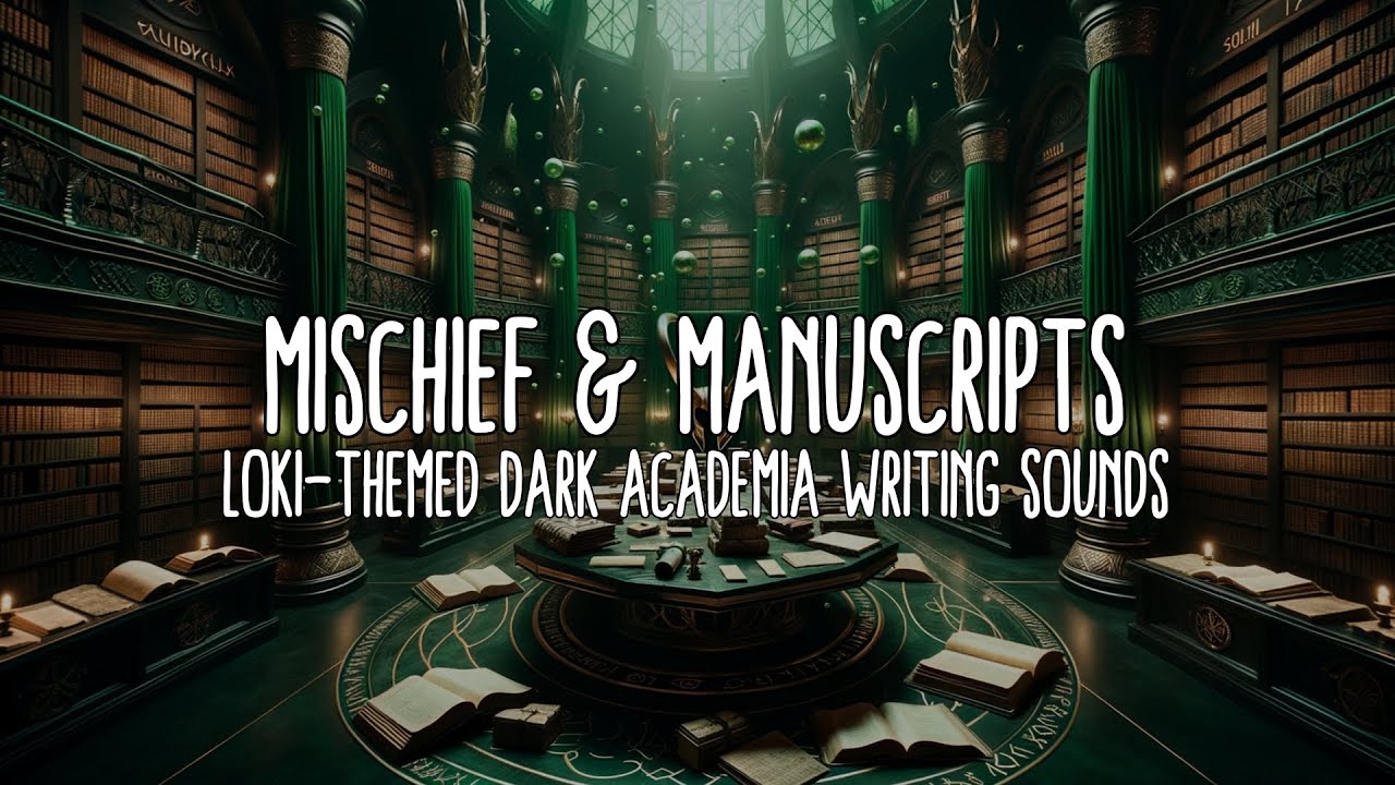 Mischief & Manuscripts: Loki-Themed Dark Academia Writing Sounds - YouTube