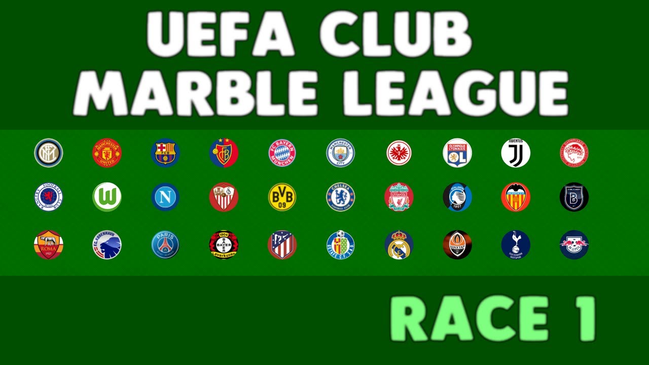 UEFA CLUB MARBLE LEAGUE 2020 Race 1 - YouTube