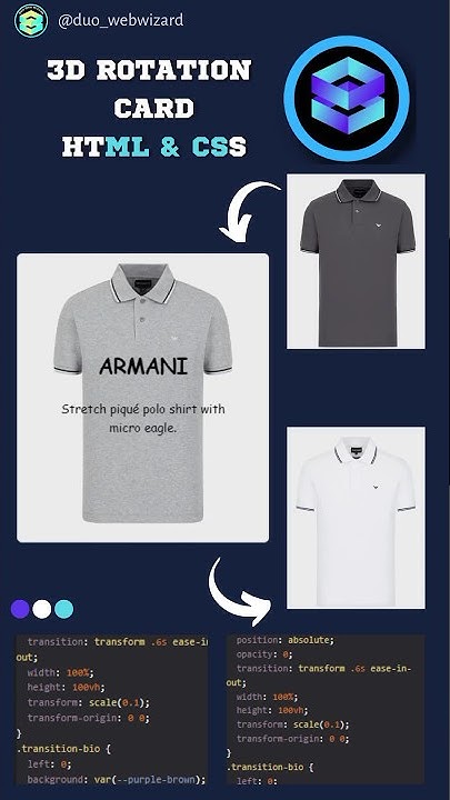 3D ROTATION CARD ️#youtubeshorts#youtube#html#css#animation#marketing#youtuber#beginnertutorial# ...