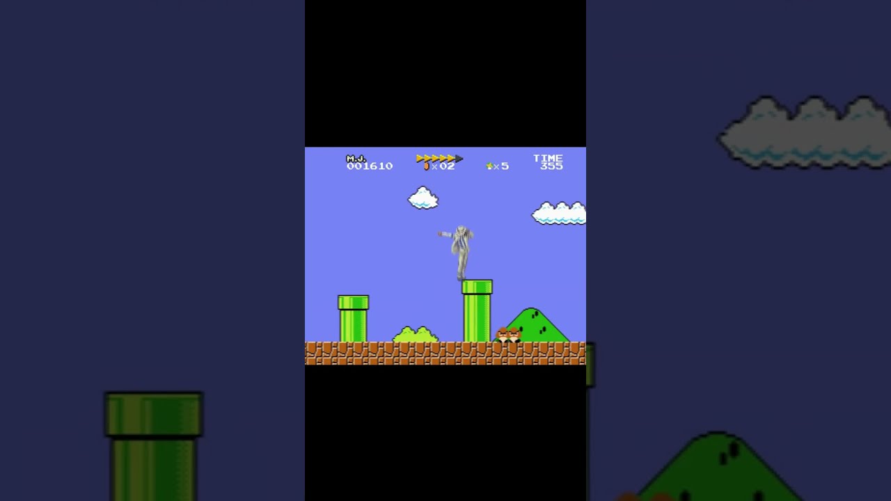 Michael Jackson in Super Mario Bros 1 #supermario #supermariobros # ...