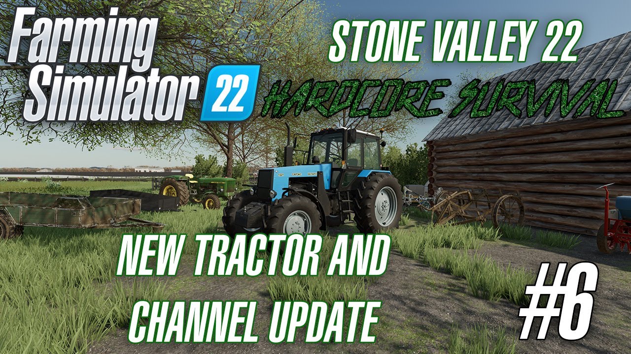 New Tractor and Channel Update | Hardcore Survival | Stone Valley 22 ...