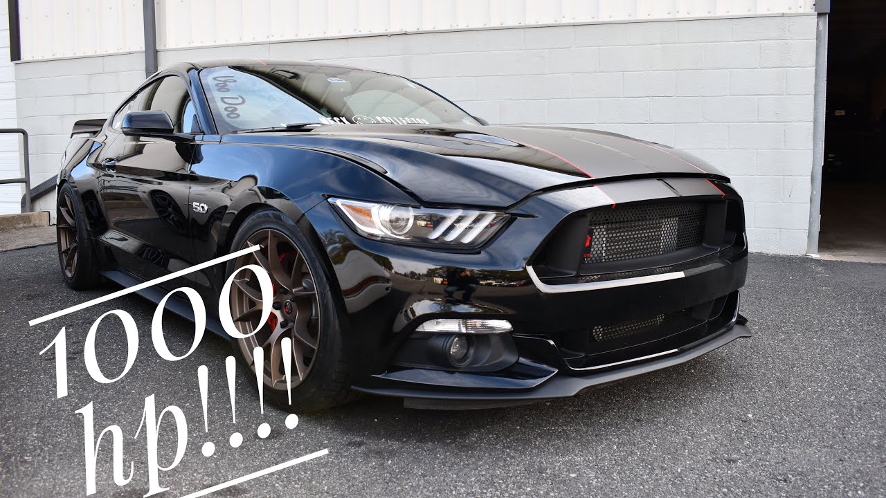 1000hp procharged Mustang GT - YouTube