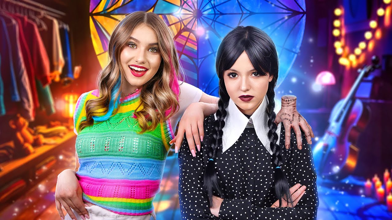 Wednesday Addams Benim Annem! Wednesday vs Barbie! Kazanan Kim Olacak ...