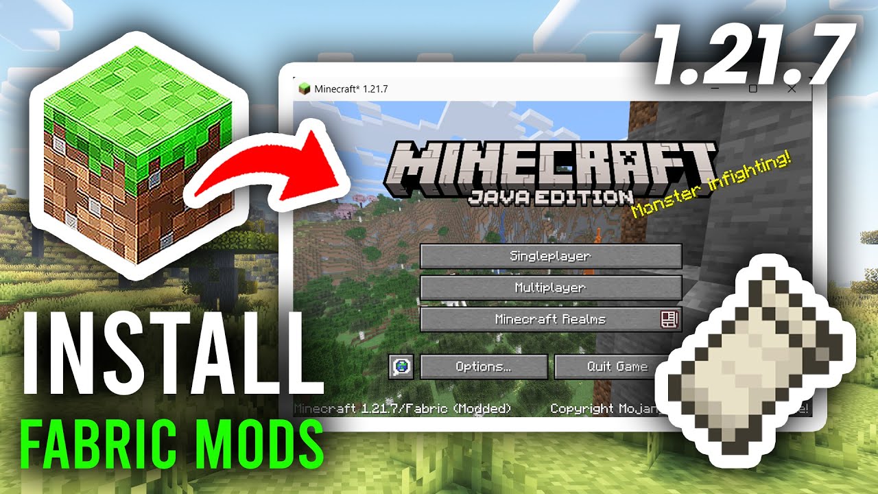 How To Install Fabric Mods In Minecraft 1.21.7 - Step By Step - YouTube
