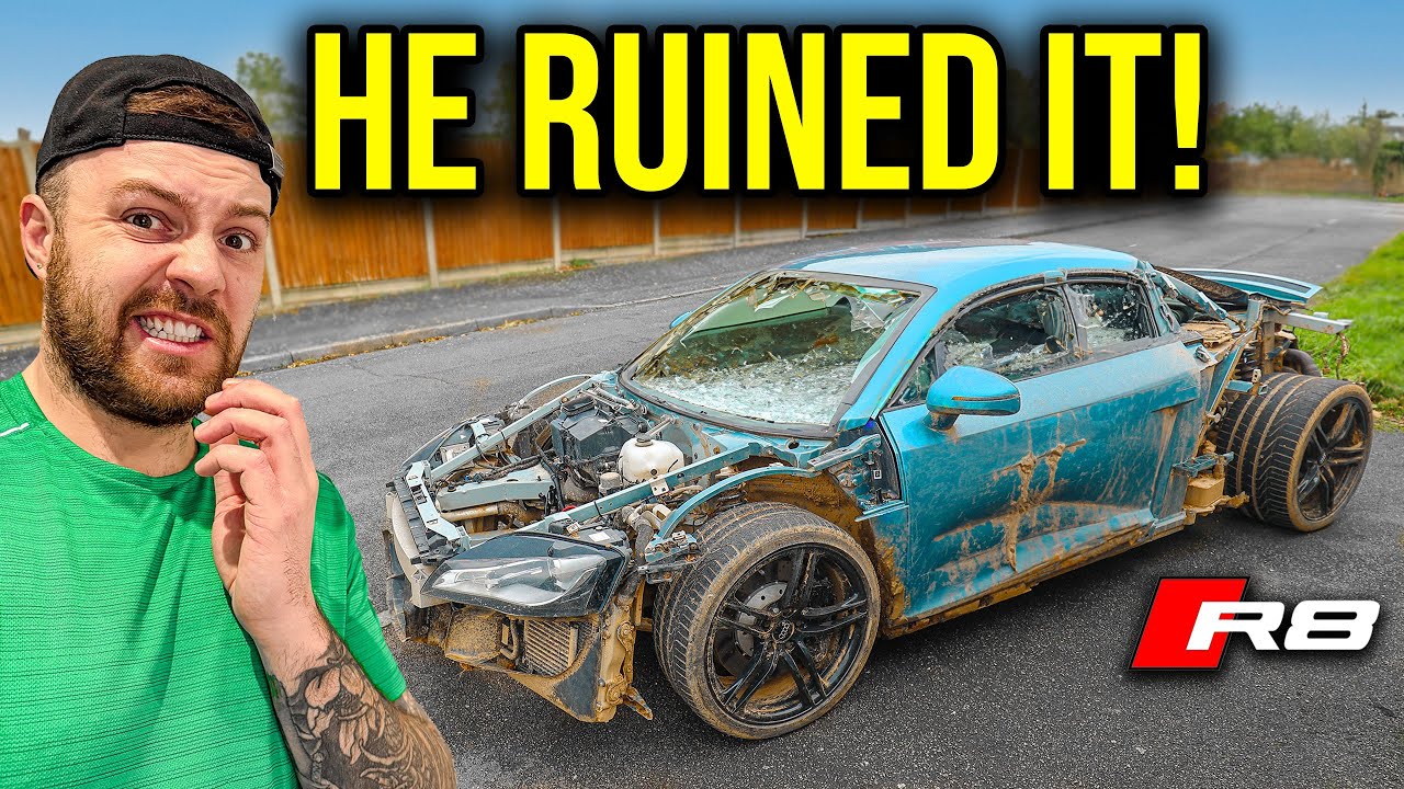 I BOUGHT A DESTROYED AUDI R8 FROM MARK MCCANN - YouTube
