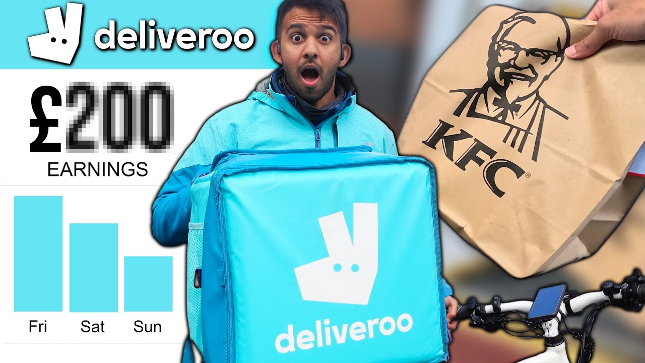Day In The Life of a Deliveroo Rider - YouTube