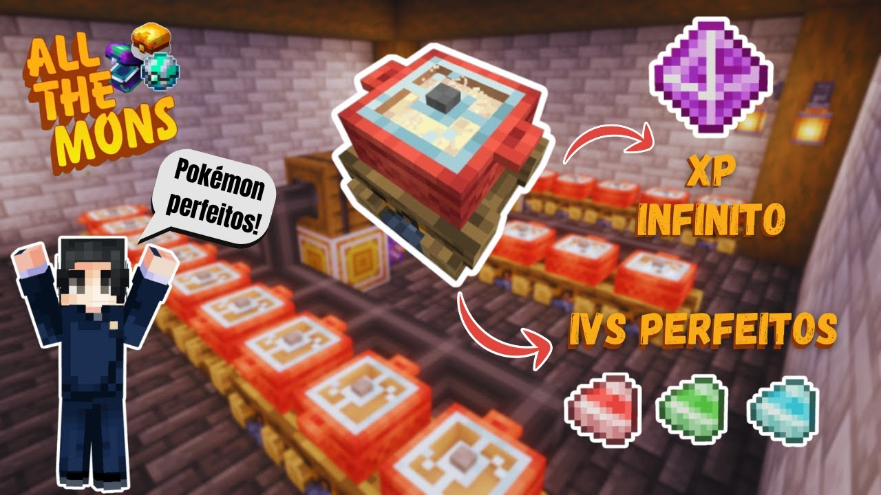 FIZ UMA FARM DE TODOS OS DOCES DE XP E DE IV! ALL THE MONS #9 - YouTube