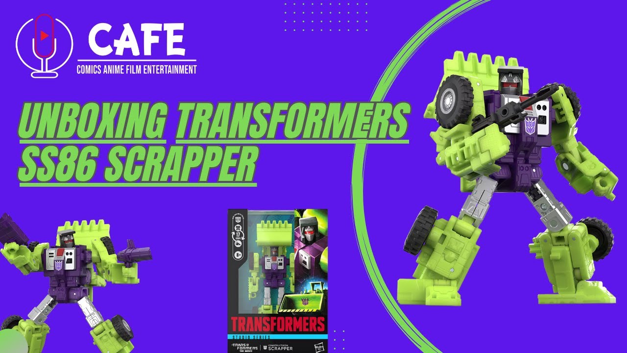 Unboxing: Transformers Studios Series 86 Scrapper - YouTube