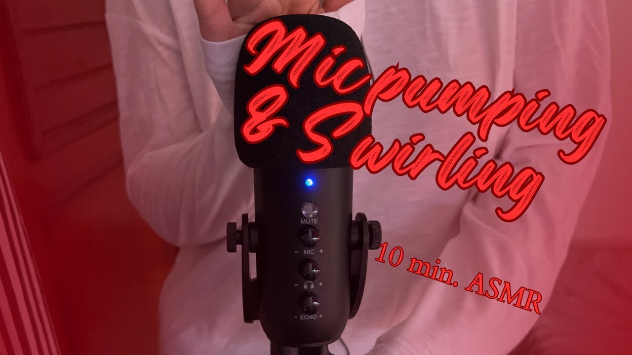 10 MIN. MIC PUMPING & SWIRLING | ASMR | 🤫 No Talking 📖Study 😌 Relax ...
