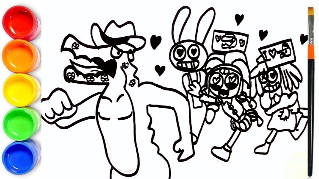 How to Draw Gummigoo AMAZING DIGITAL CIRCUS | Gummigoo | The Amazing ...