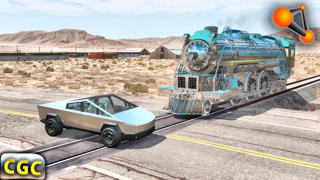 Steam Engine Locomotive Best of (train) Crashes BeamNG Drive - YouTube