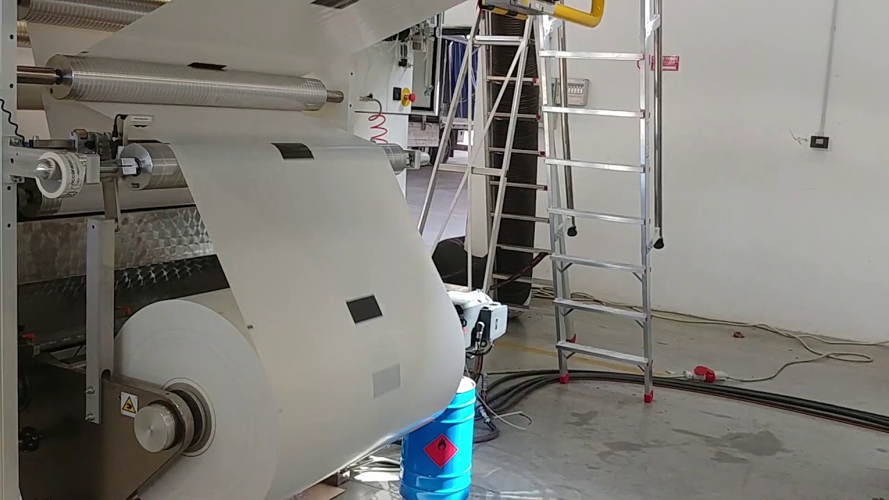 5- Window Packaging: Packmaster Cross Web n.2 v500 Hi50 on Solventless laminator - YouTube