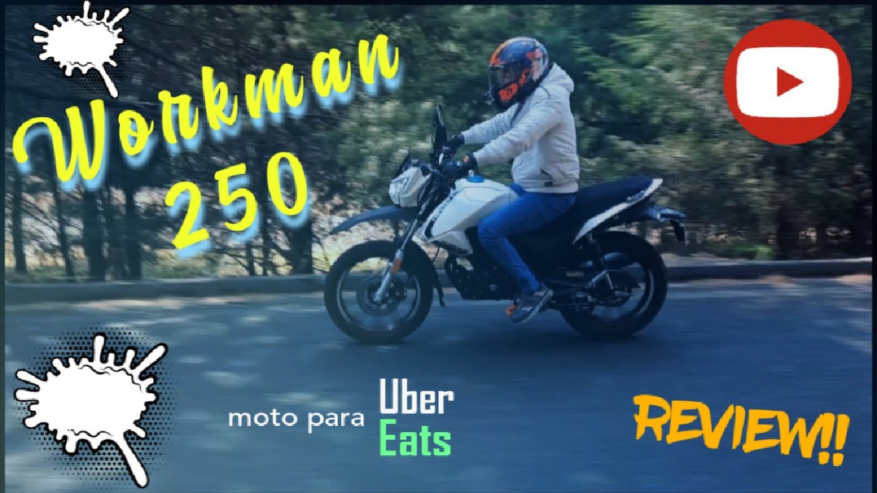 Workman 250 Vento Review / Moto para UBEREATS - YouTube