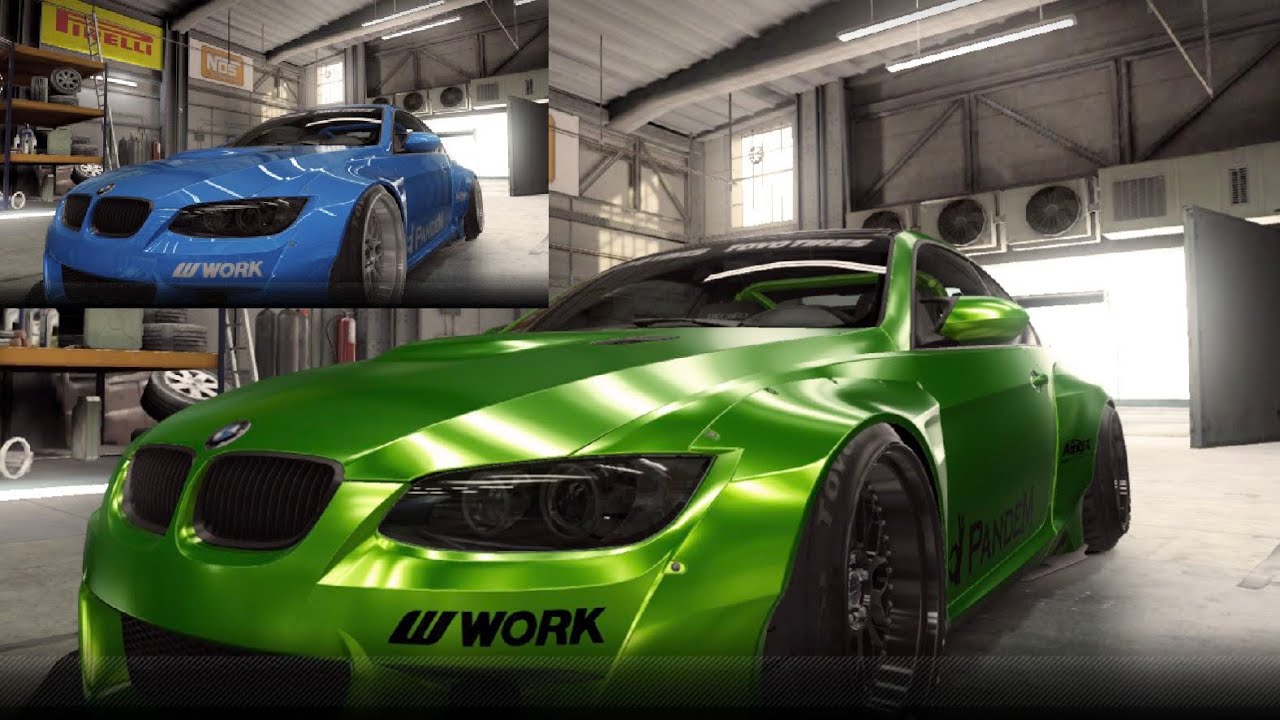 【CSR2】Rocket Bunny M3 GTS (E92) (purple/gold), shift & tune for 7.44x ...