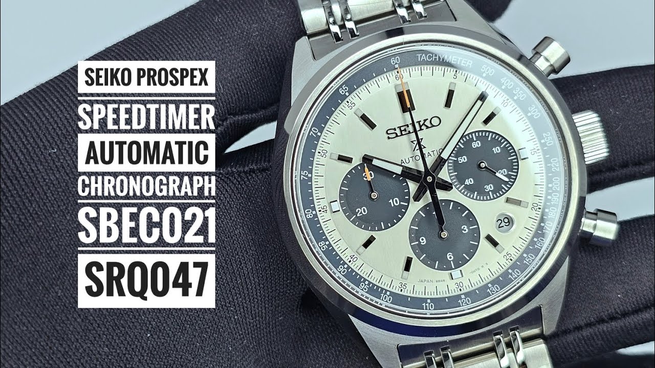 Seiko Prospex Speedtimer Automatic Chronograph SBEC021 SRQ047 - YouTube