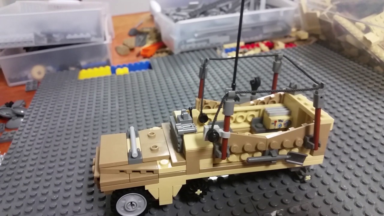 Custom lego Rommel's Greif - YouTube