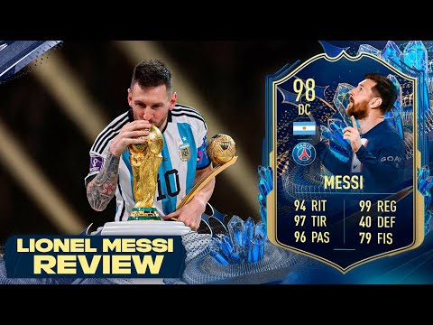 ¡ESTA CARTA NO TIENE SENTIDO! 🐐 98 MESSI FIFA 23 TOTS REVIEW - YouTube