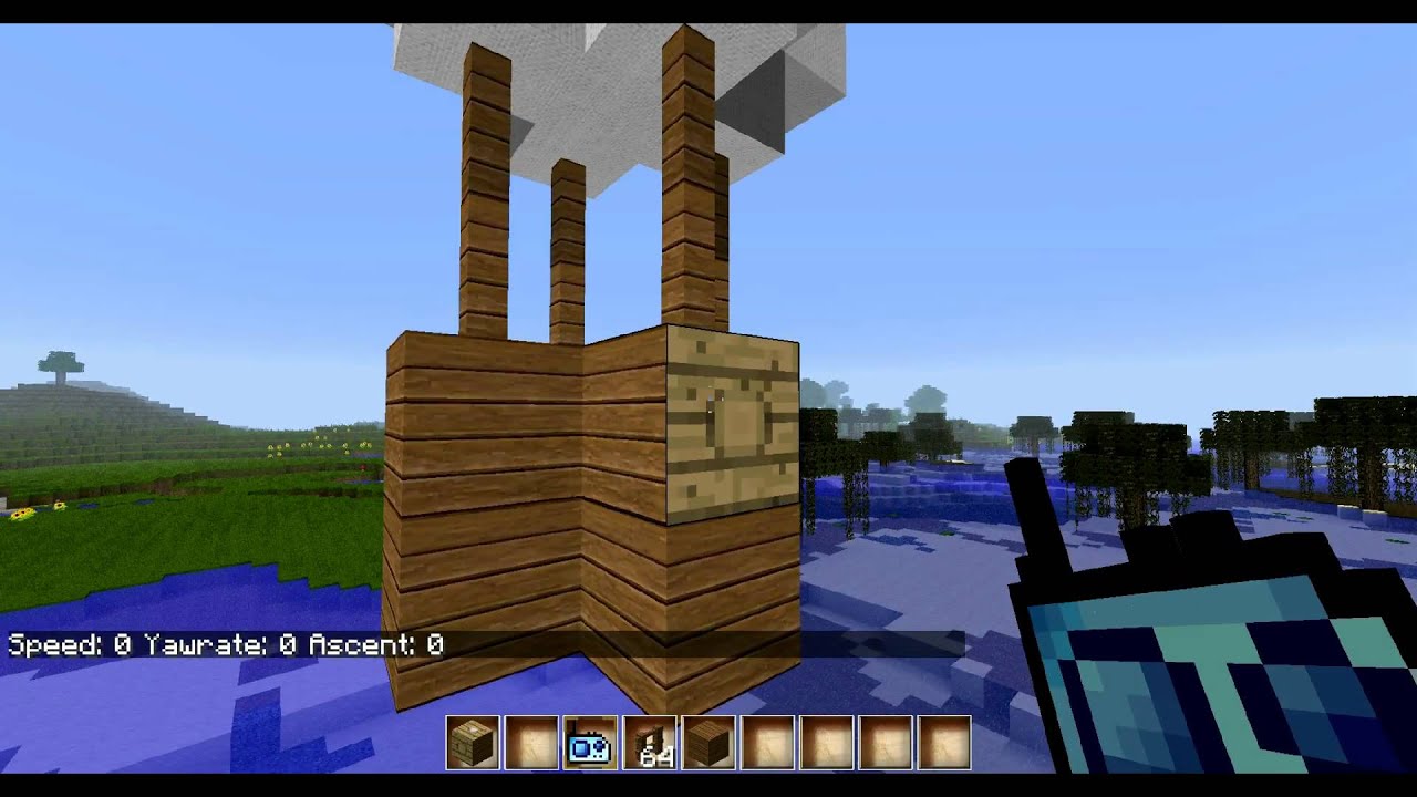 Minecraft [1.2.5] Zeppelin Mod - YouTube