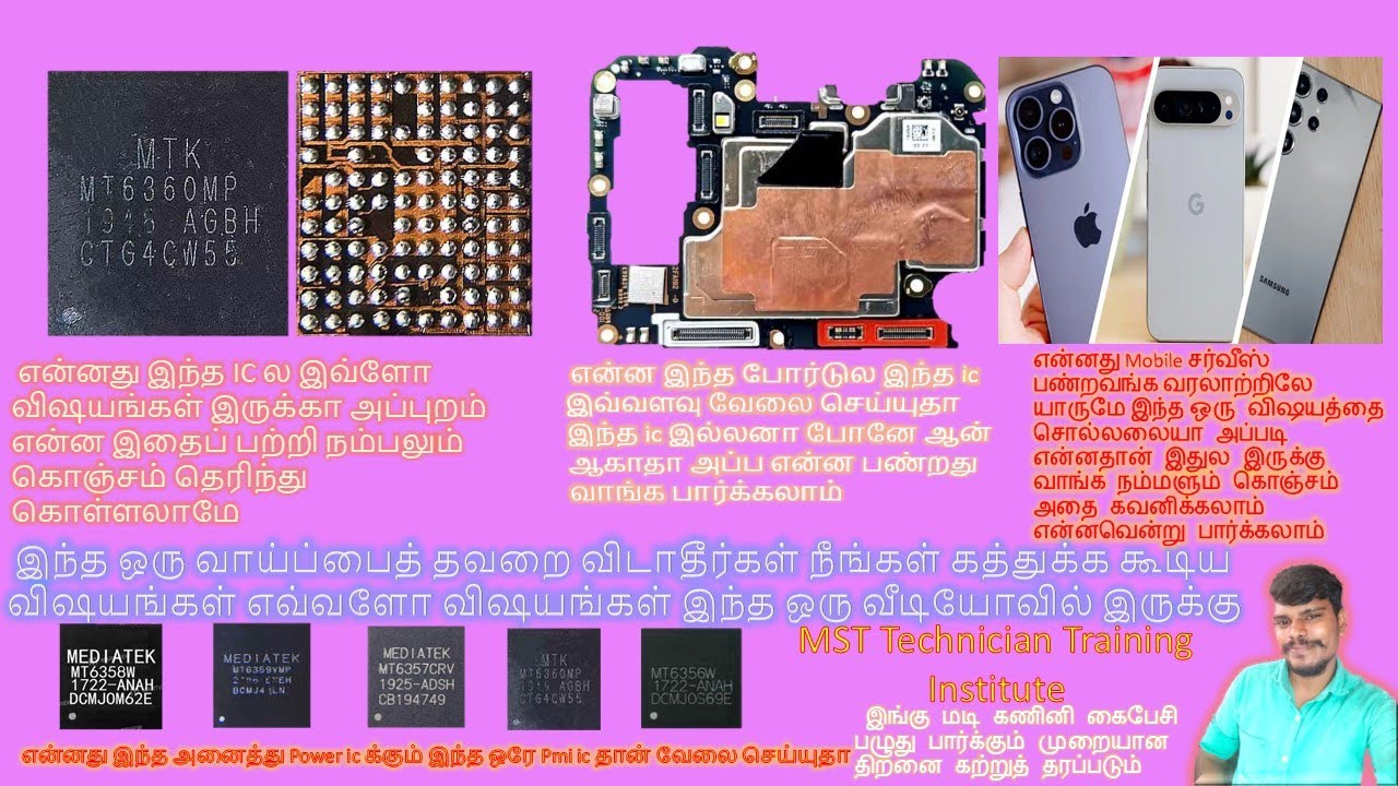 ALL 5G MTK POWER MT6359 & MT6358 CONCEPT MT6367 IC FULL DETAILS #online ...