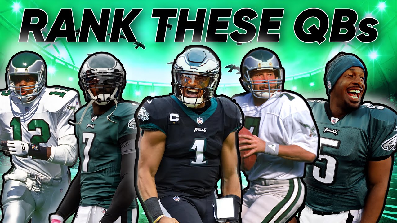 RANK THE EAGLES ALL TIME QUARTERBACKS👀 - YouTube