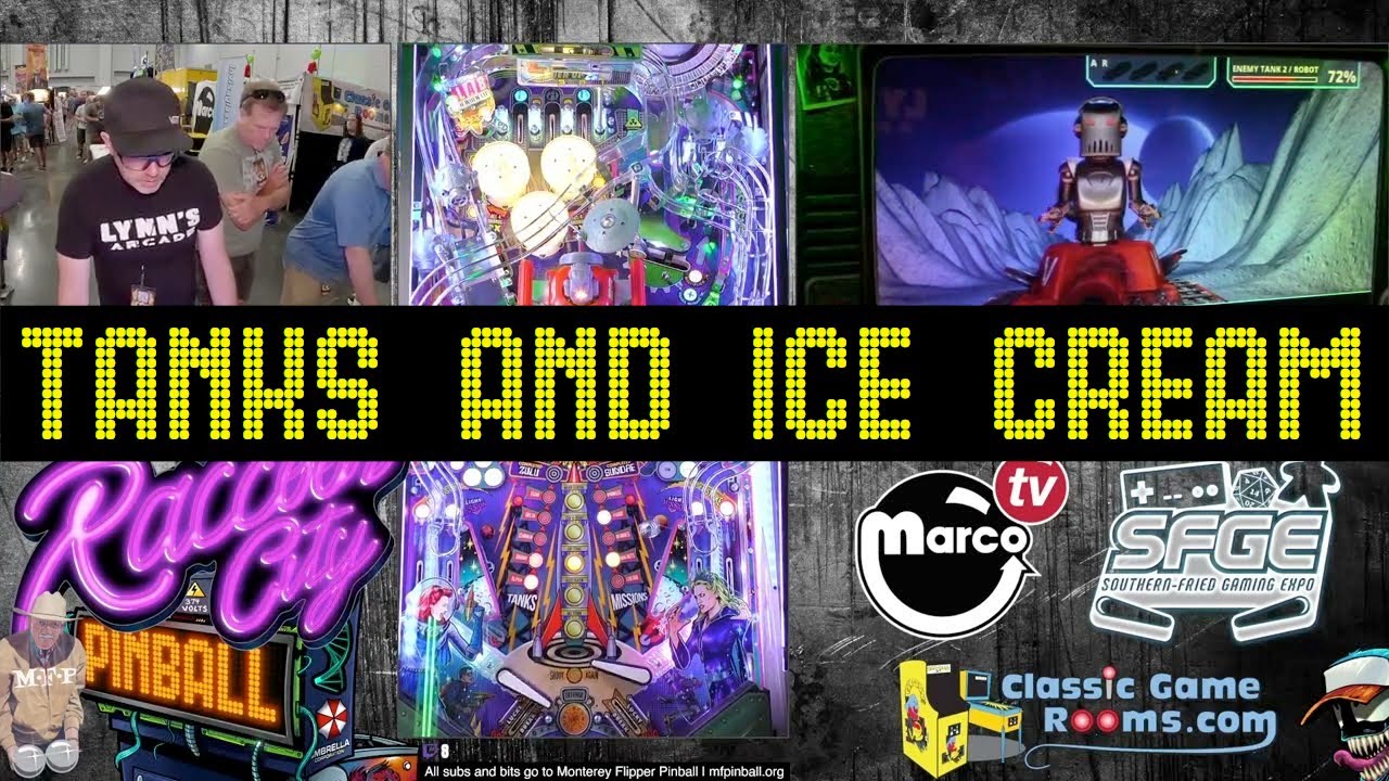 American Pinball Galactic Tank Force: No ice cream for you! Streamed ...