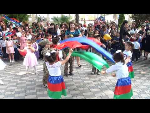 Tərtər Rayon 5 nömrli baxcanın uşaqları 1 iyun gününə həsr olunmuş tədbir