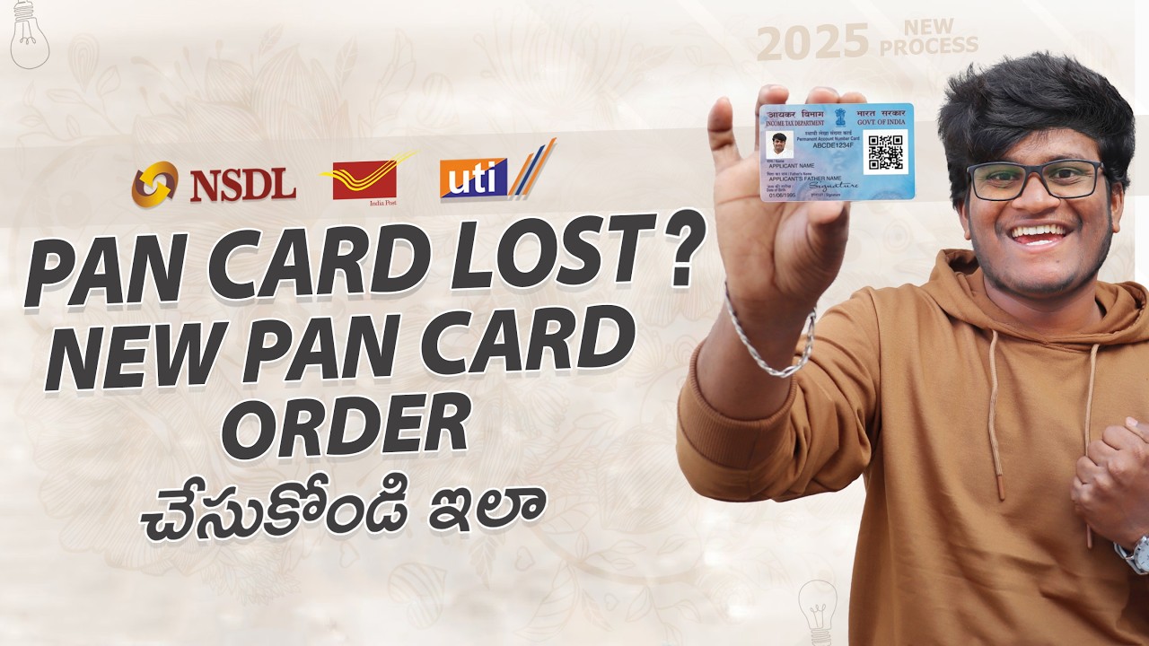 Pan Card Lost Or Damaged? Reprint Online | Order New PAN Card 2025 ...